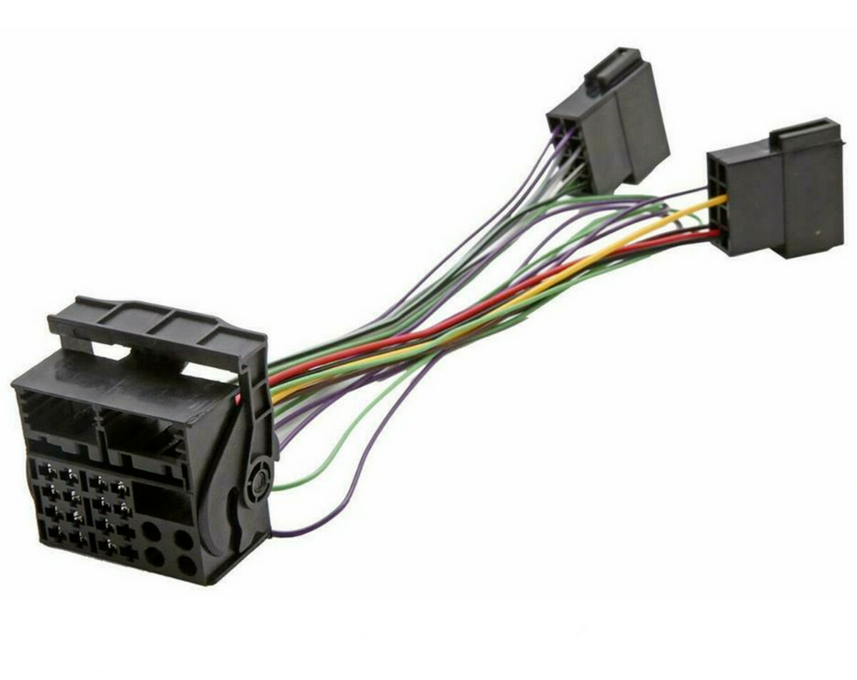 ISO Wiring Harness for Volkswagen VW RCD RNS MFD Retro Fit Adaptor Qua German Audio Tech