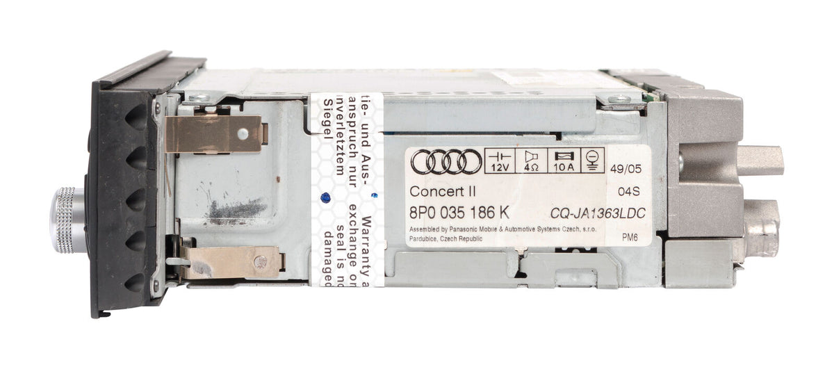 2006-08 Audi A3 AM FM Radio Concert II Audio System CD Player OEM 8P00 – German Audio Tech