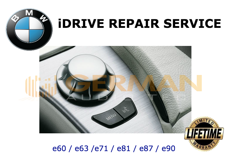 Repair Service for BMW iDrive Controller e90 e91 e92 e93 e60 e63 e65 e – German Audio Tech