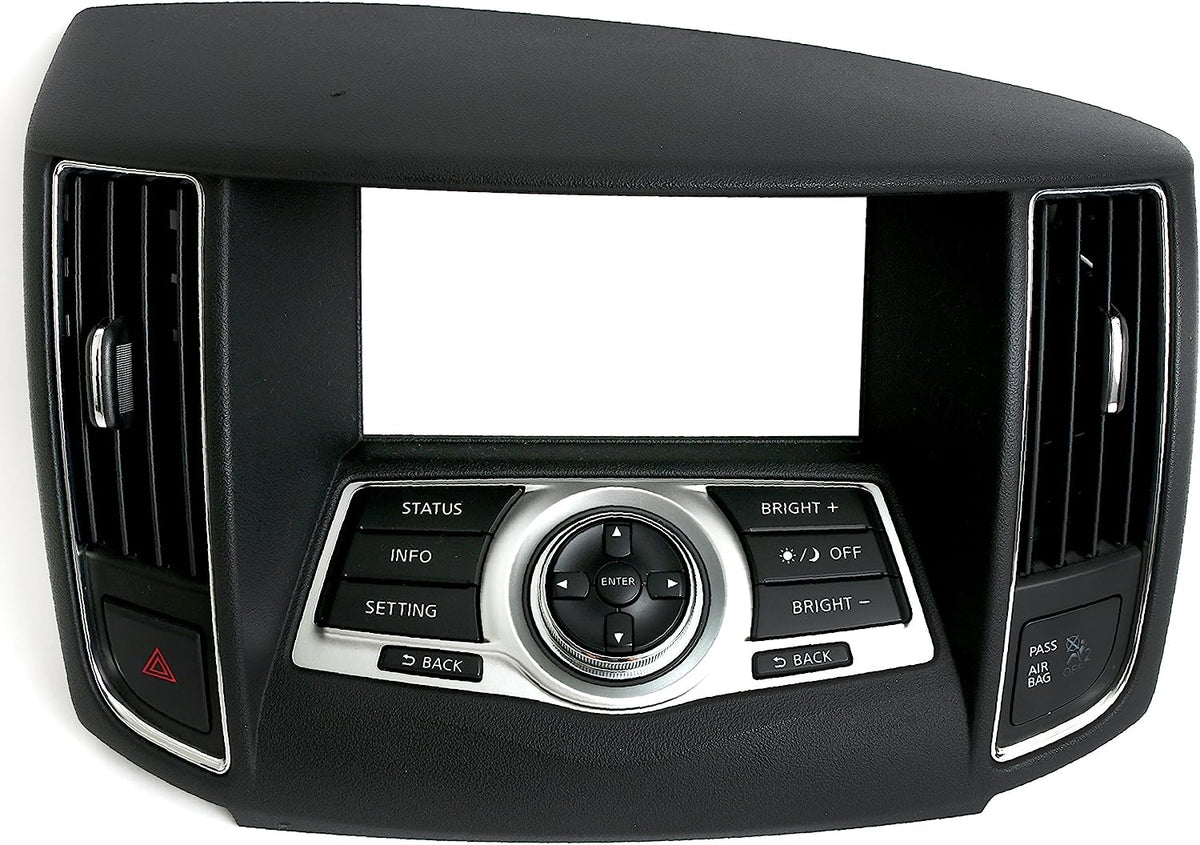 Radio Display Screen Bezel w Navigation Controls 2009-2014 Nissan Maxi ...