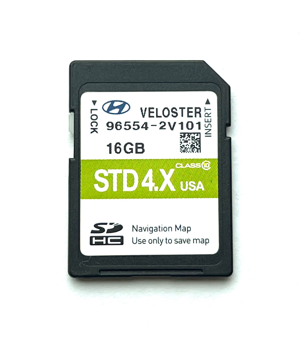 SD Card GPS Map Data for 2015 2016 2017 OEM Hyundai Veloster Navigatio ...