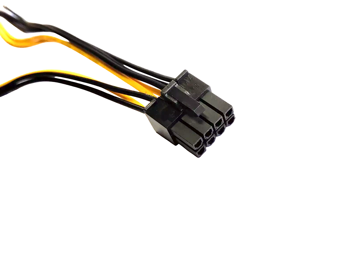 Dual 4 Pin Molex IDE to 8 Pin PCI Express Power Cable PCI-E Adapter ...