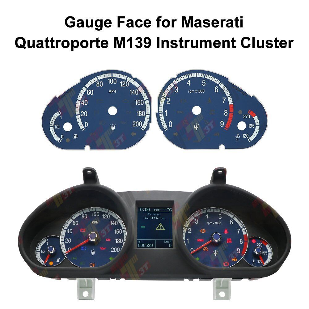 Gauge Face for Maserati Quattroporte M139 Instrument Cluster 2003-2012 ...