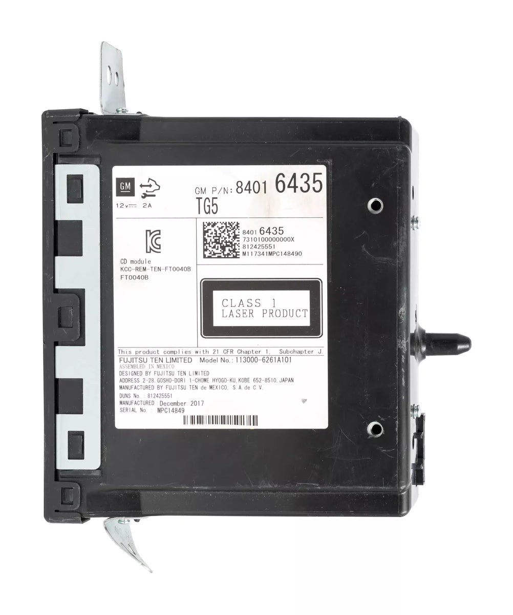 2015-2018 Cadillac Escalade Audio Single Disc CD Player 84016435 ...