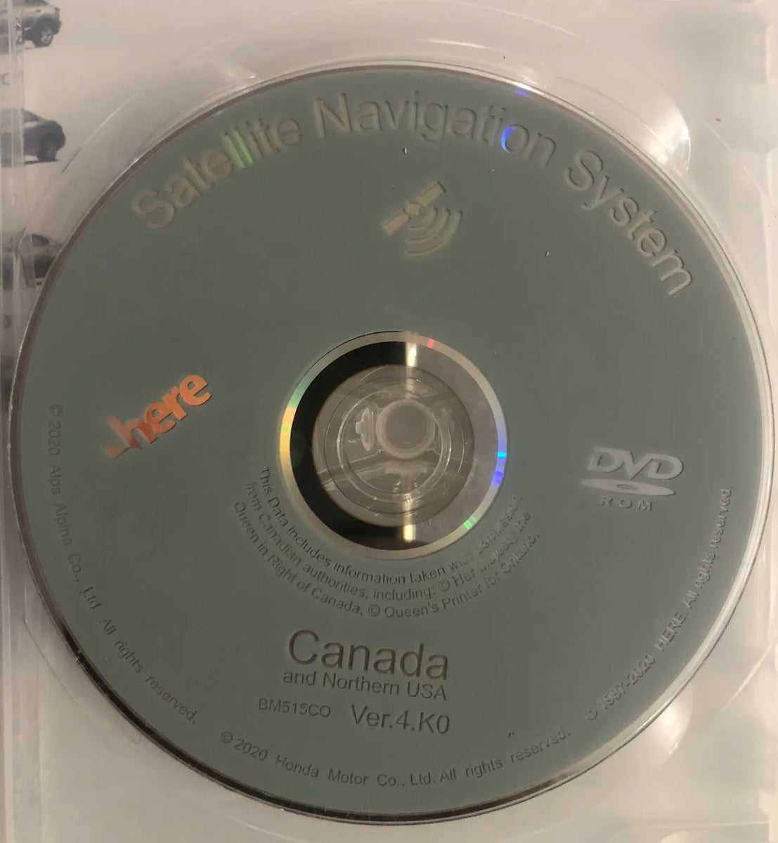 2007 2008 2009 Acura MDX TSX RL RDX GPS Navigation DVD Canada Map v202 ...