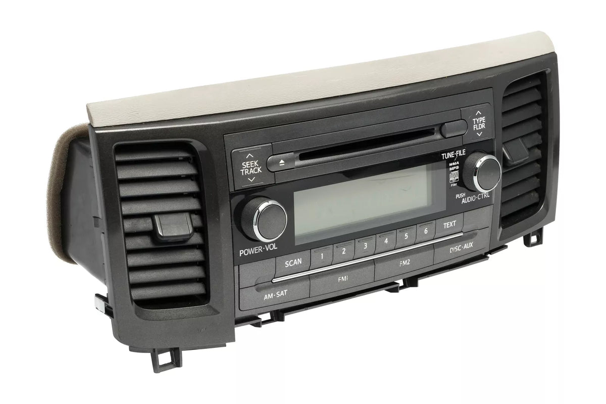 2011-2014 Toyota Sienna AM FM Radio Single Disc CD Player MP3 86120-08 ...