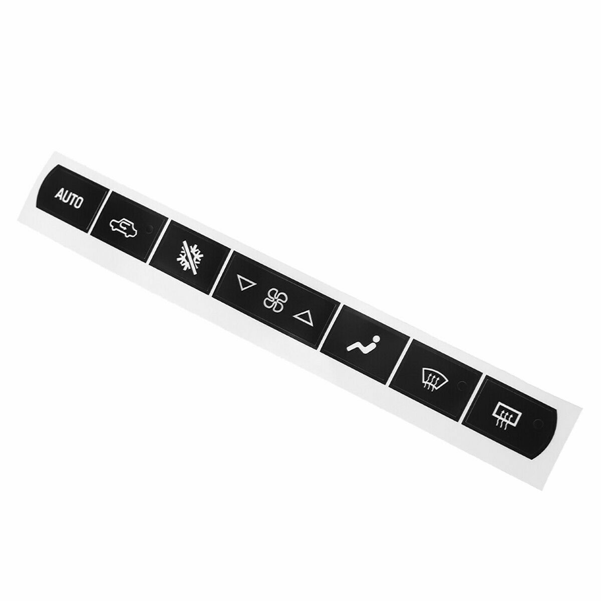 A/C Climate Control Button Repair Decals Stickers for Corvette C6 2005 ...