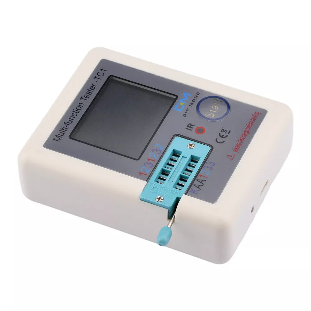 LCR-TC1 Transistor Tester TFT Diode Capacitance Meter for LCR ESR NPN ...