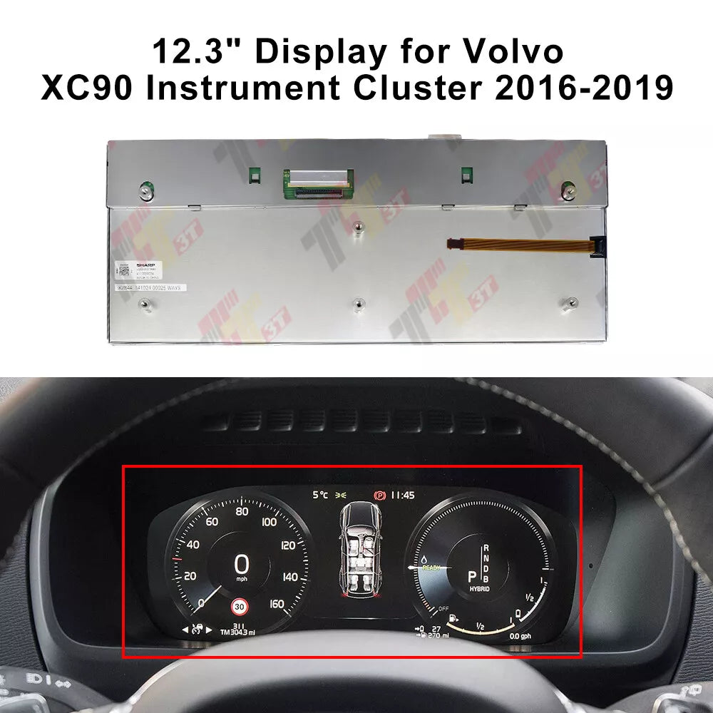 12.3" Display LQ123B5RW01 for Volvo XC60 XC90 S60 S90 Instrument Clust ...