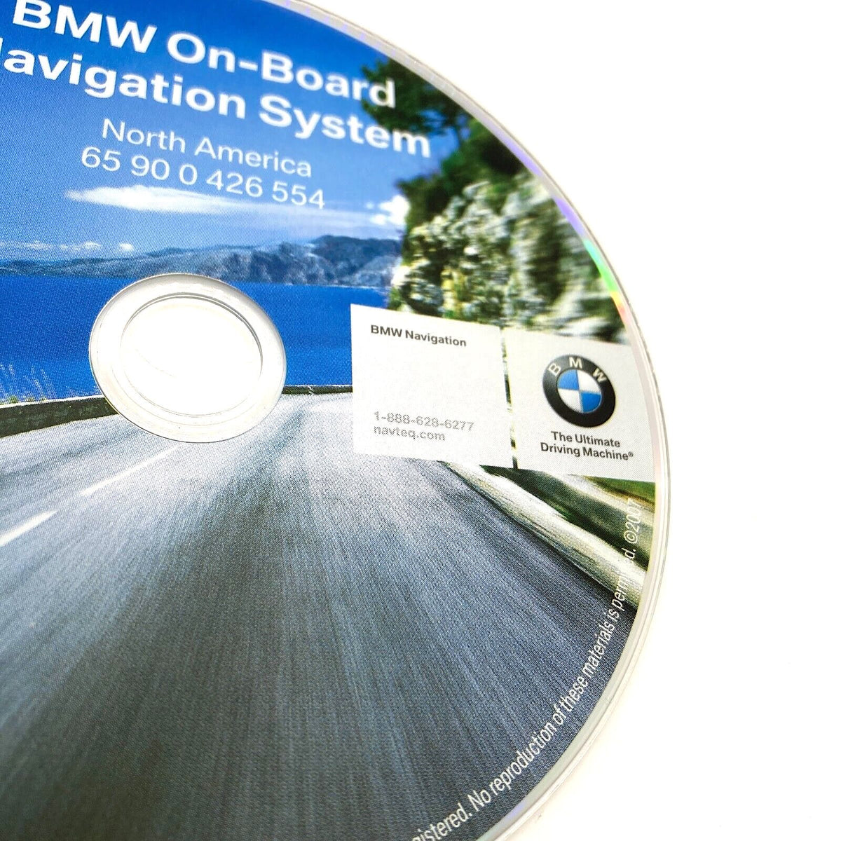 Navigation DVD CD Map Disc BMW NAVTEQ ON BOARD North America 2007.2 65 ...