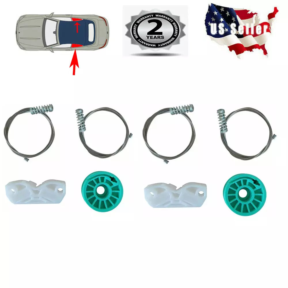 Window Regulator Repair Kit for Mercedes-Benz W209 CLK 2003-09 Rear Le ...