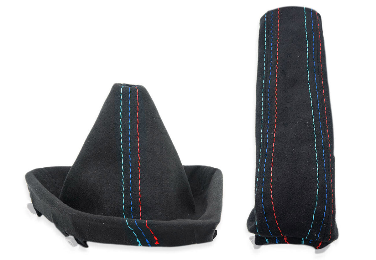 Alcantara Boots for BMW E81 E82 E87 E88 Gear Shift Boot + Handbrake E ...