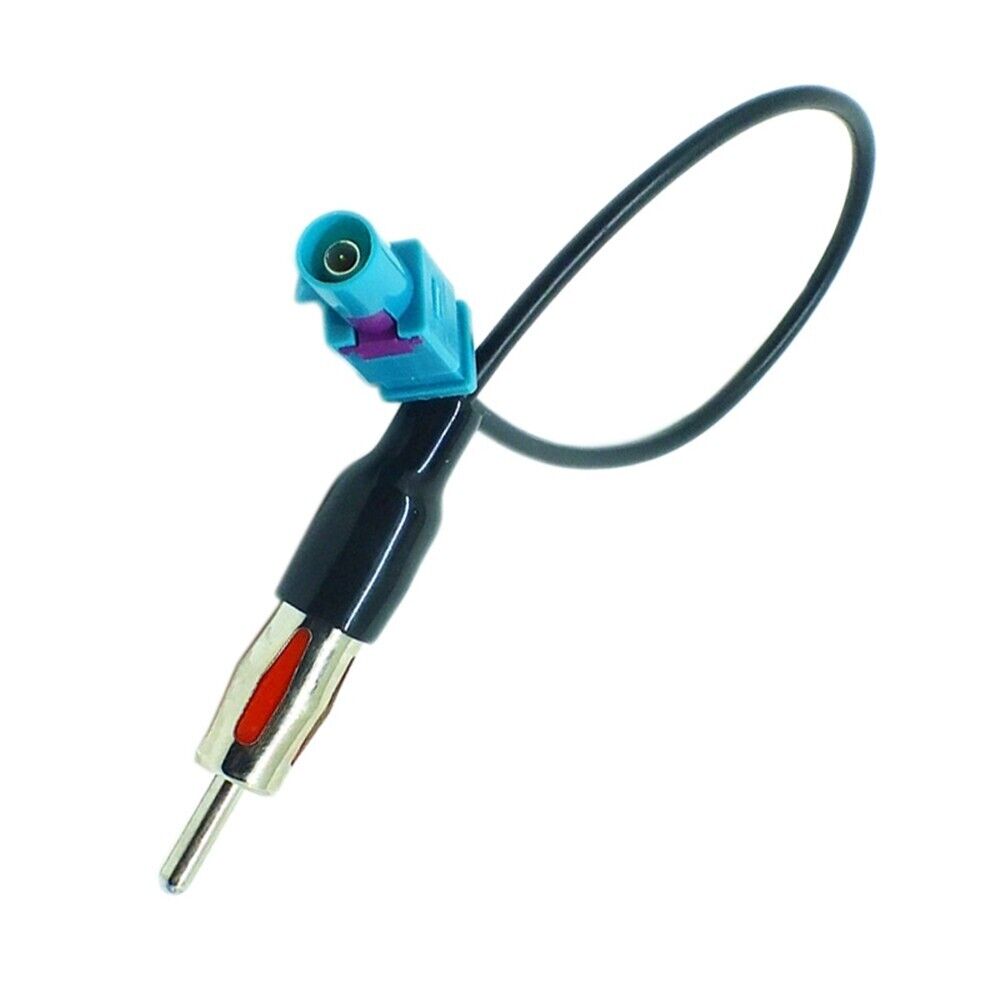 Universal Fakra to DIN Car Stereo Radio Aerial Adaptor Mast Antenna Ad ...