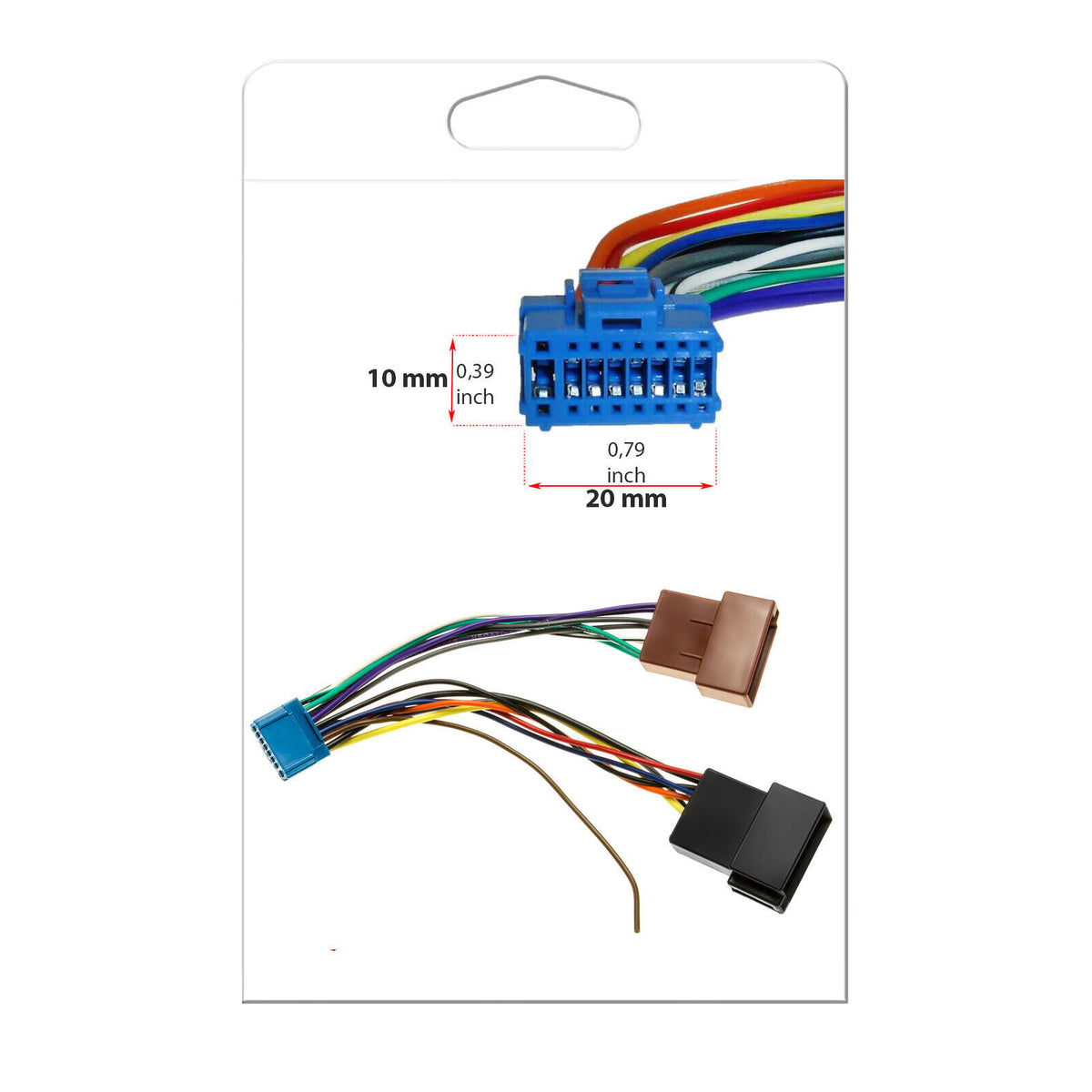 Car Radio Head Unit Adapter Cable Male Harness DIN ISO for Pioneer AVI ...