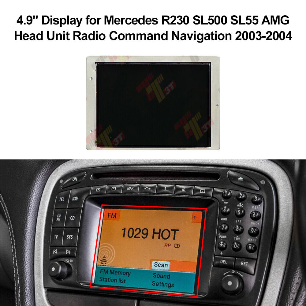Radio Command 2.0 Navigation LCD Display for 2003 2004 Mercedes R230 S ...