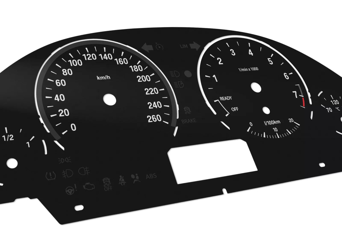 Speedometer Dials MPH to KM/H Gauges for BMW F30 Black – German Audio Tech