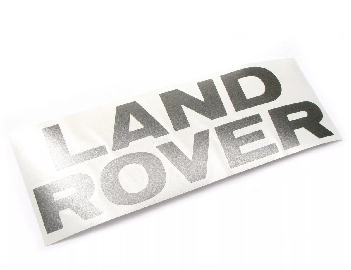 Hood Decal 'Land Rover' Badge Lettering Dark Charcoal Land Rover Disco ...