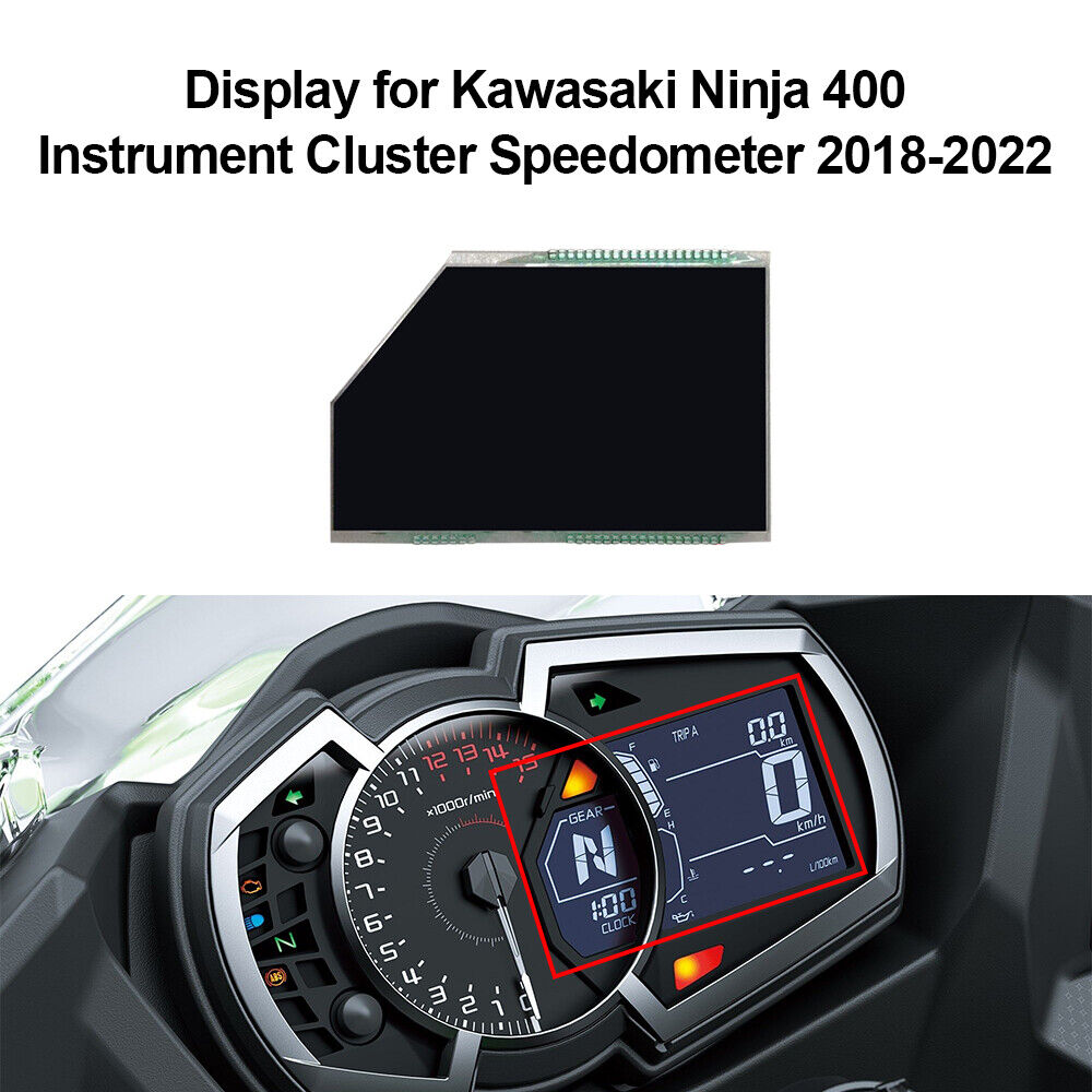 LCD Odometer Instrument Speedometer Display for Kawasaki Ninja 400 250 ...