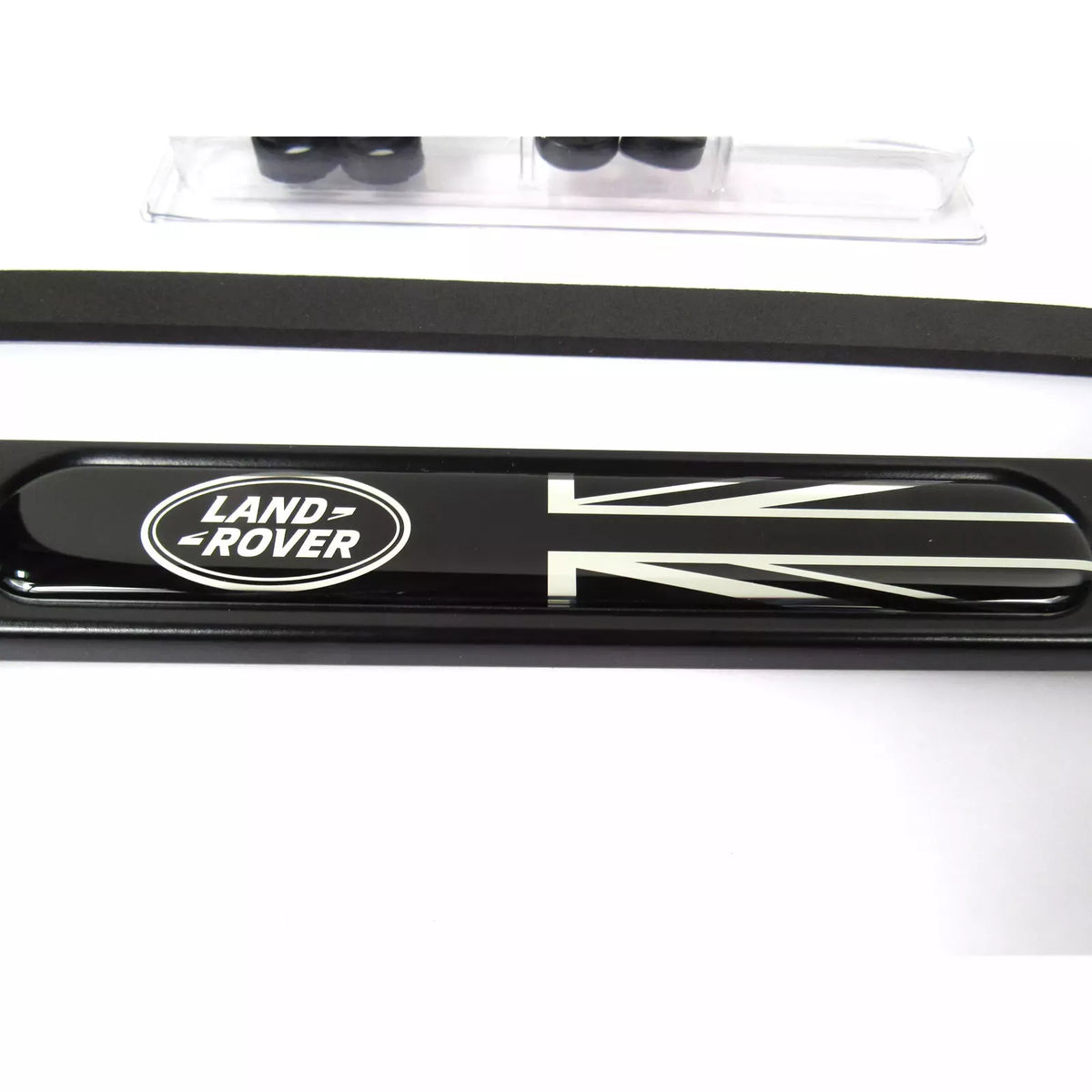 Genuine Land Rover Black Union Jack License Plate Holder VPLVY0073 ...