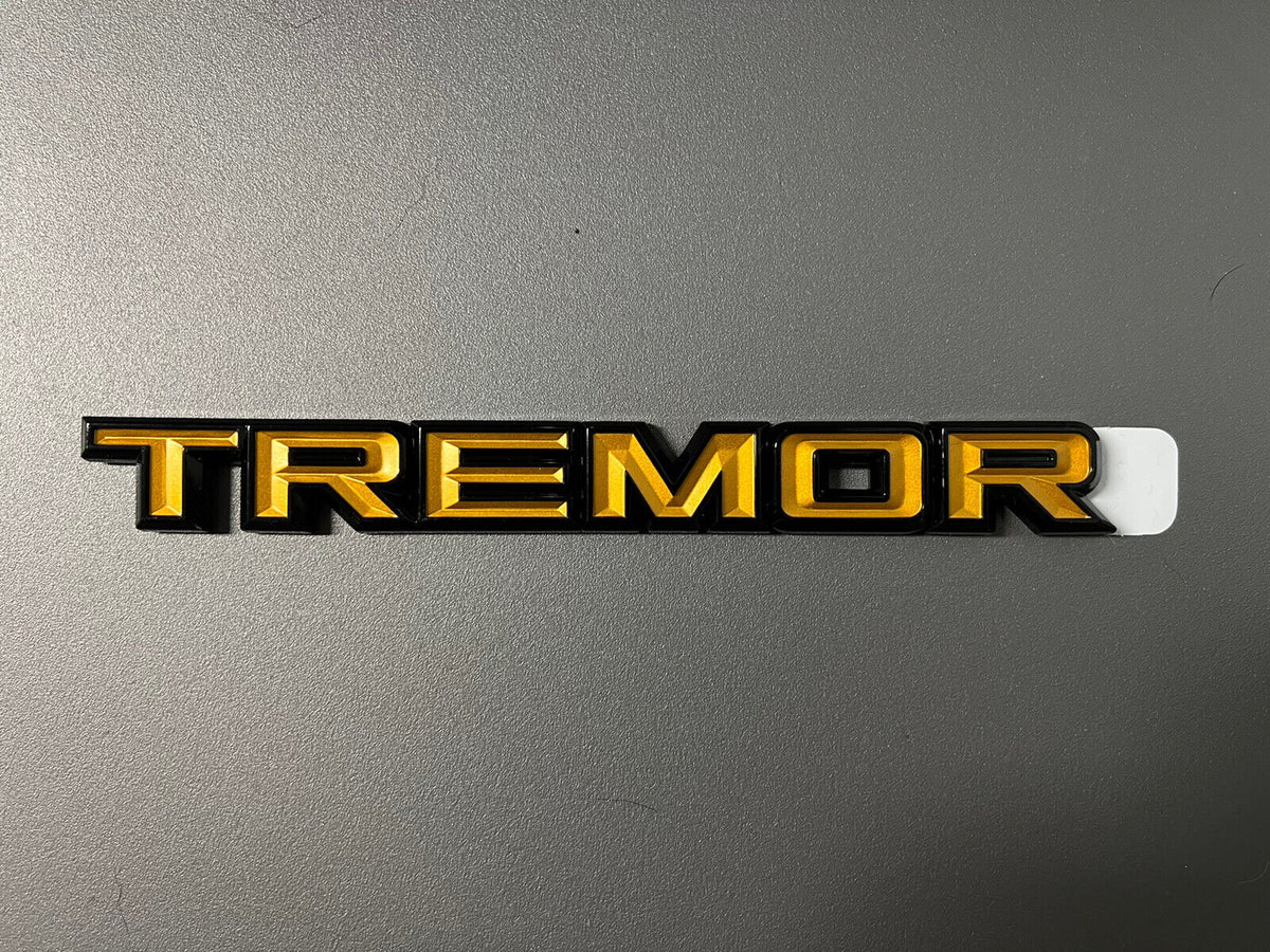 Ford F-150 Tremor OEM Tailgate Emblem New ML3Z9942528AC – German Audio Tech