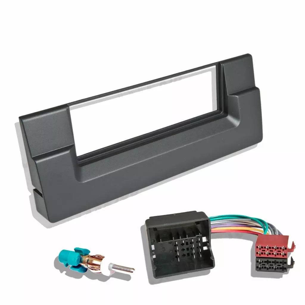 1DIN Radio Stereo Fascia Adaptor Plate Panel Aftermarket Retrofit Kit ...