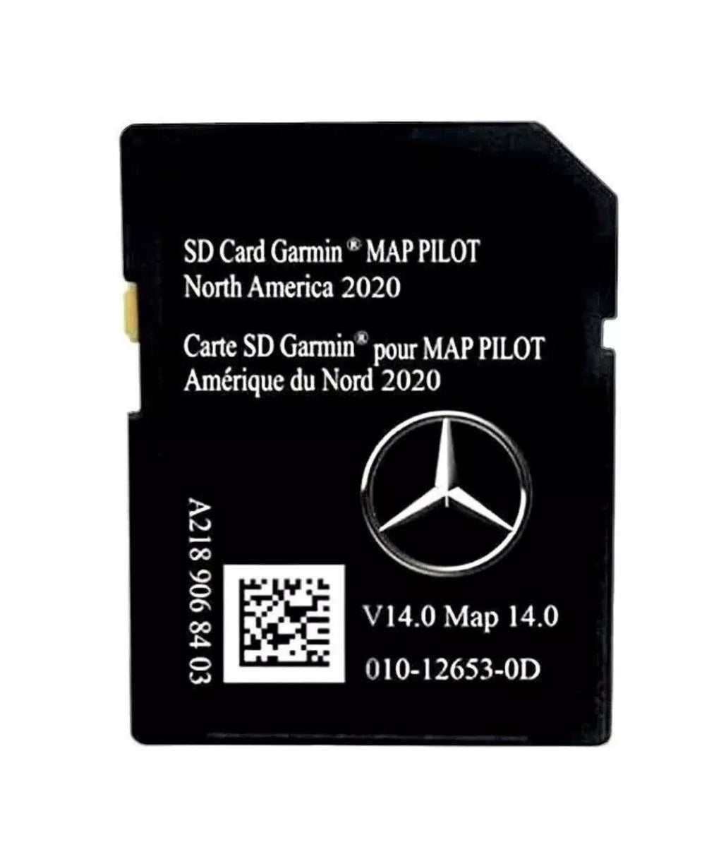 2020 V14.0 GPS Navigation SD Card Maps for Mercedes Benz A2189068403 C ...
