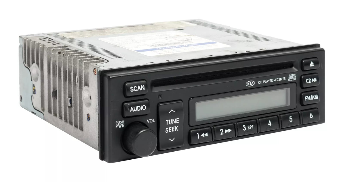 2003-2005 Kia Rio AM FM Radio Receiver with Single-Disc CD Player 9616 ...