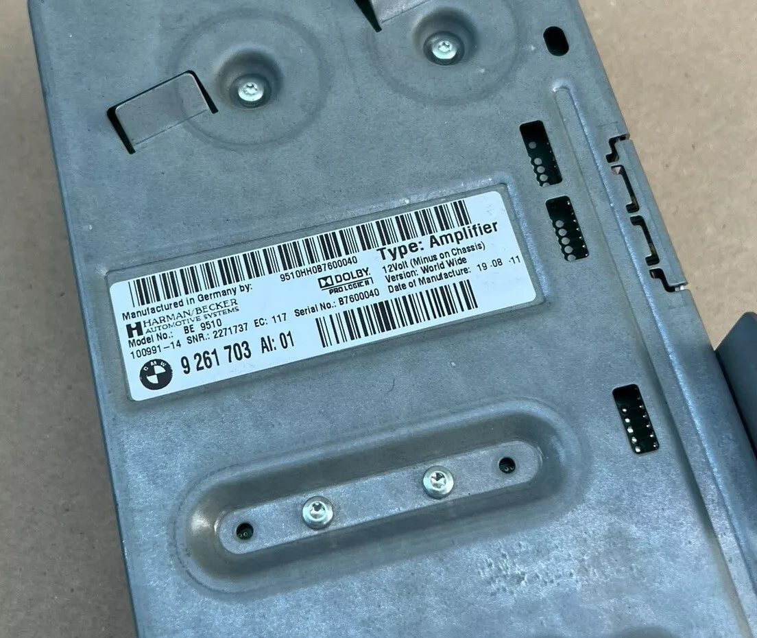 2011-2016 BMW 528i 535i 550i F07 F10 Harman Becker Amplifier 9261703 O ...