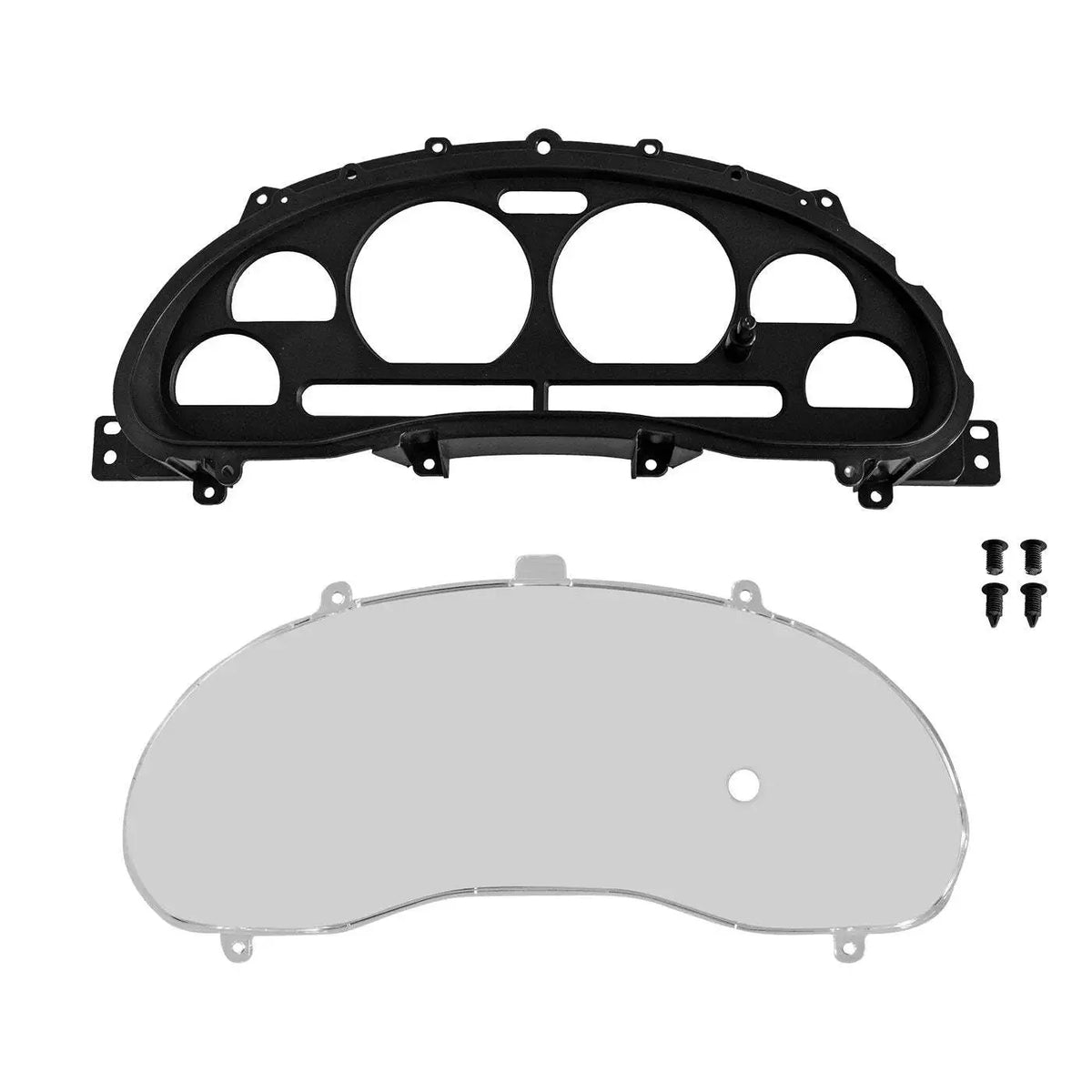 1999-2004 Ford Mustang & Cobra Instrument Cluster Lens & Housing 2 pie ...
