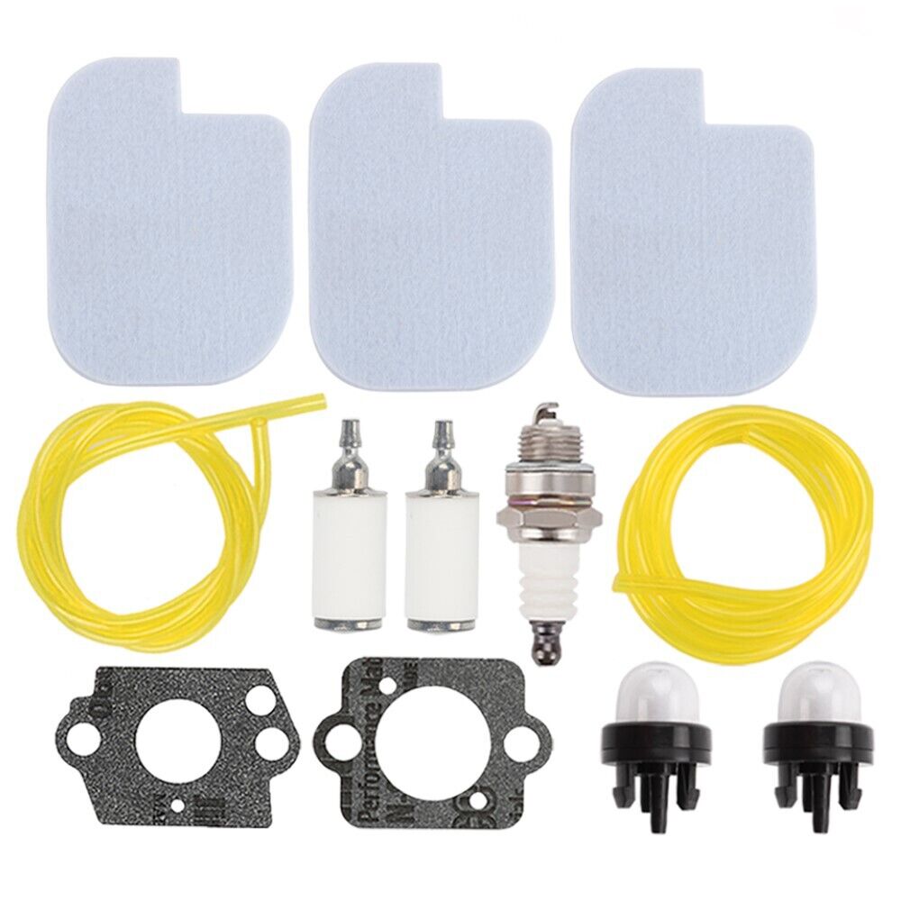 Tune Up Air Filter Fuel Line Gasket Kit for Poulan Craftsman Chainsaw ...