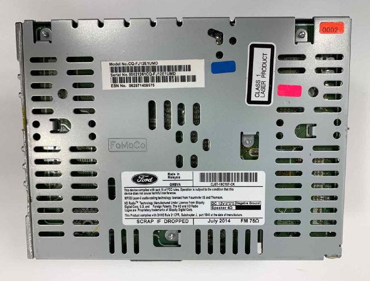 2013-2015 Ford Escape AM FM CD Radio OEM Receiver CJ5T-19C107-CK ...