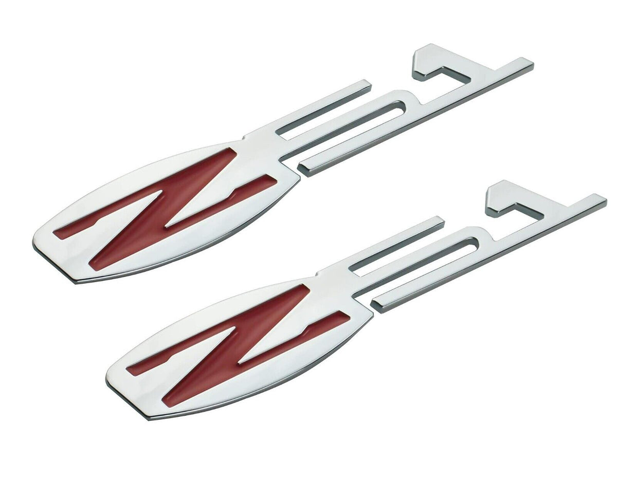 2pcs for Corvette C6 Z06 Z51 Emblem 3D Badge Sticker Nameplate (Chrome ...