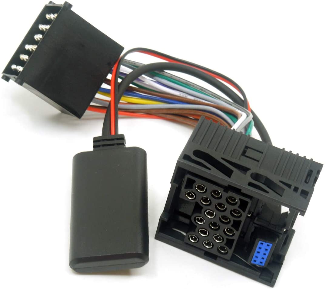 Bluetooth Music Streaming Adapter Audio Aux Cable for BMW E46 10 pin S ...