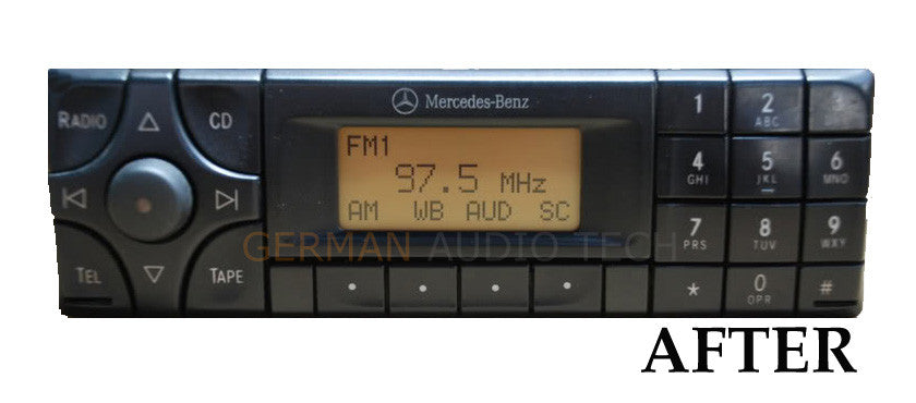 PIXEL REPAIR SERVICE for MERCEDES-BENZ BECKER BE3302 BE3309 BE6003 RAD ...