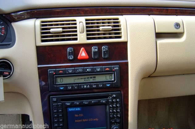 MERCEDES-BENZ W210 E-CLASS CLIMATE CONTROL 1996-2002 REPLACEMENT GLASS ...