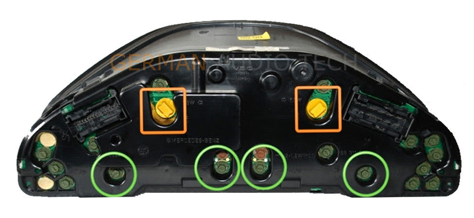 MERCEDES BENZ DASH INSTRUMENT CLUSTER LIGHT BULBS W208 W210 CLK320 E43 ...