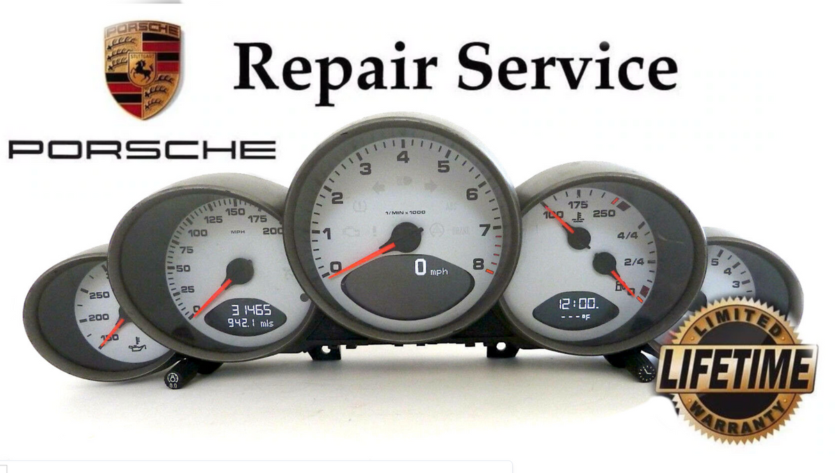 Pixel Odometer Display Repair Service for Porsche 997 987 911 Boxster ...