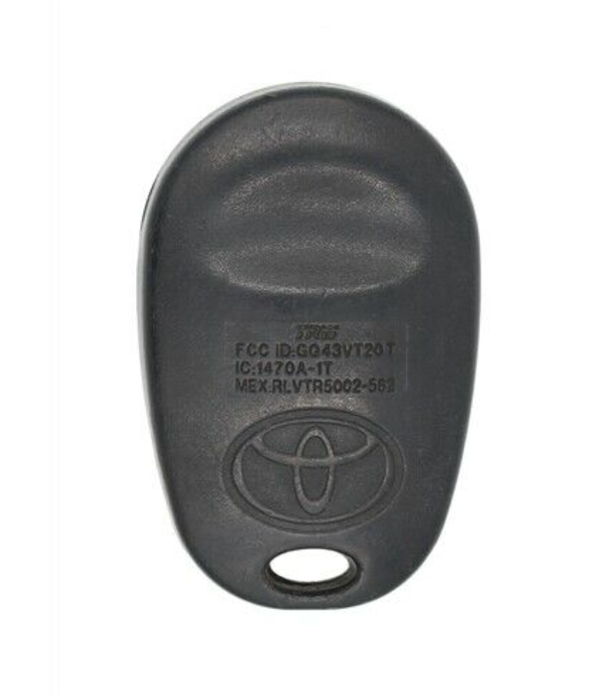 OEM Toyota Keyless Entry Remote Key Fob Transmitter Alarm GQ43VT20T 3 ...