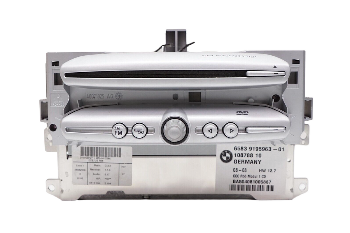 CCC DVD Navigation System Head Unit for 2007-2015 MINI COOPER R55 R56 ...