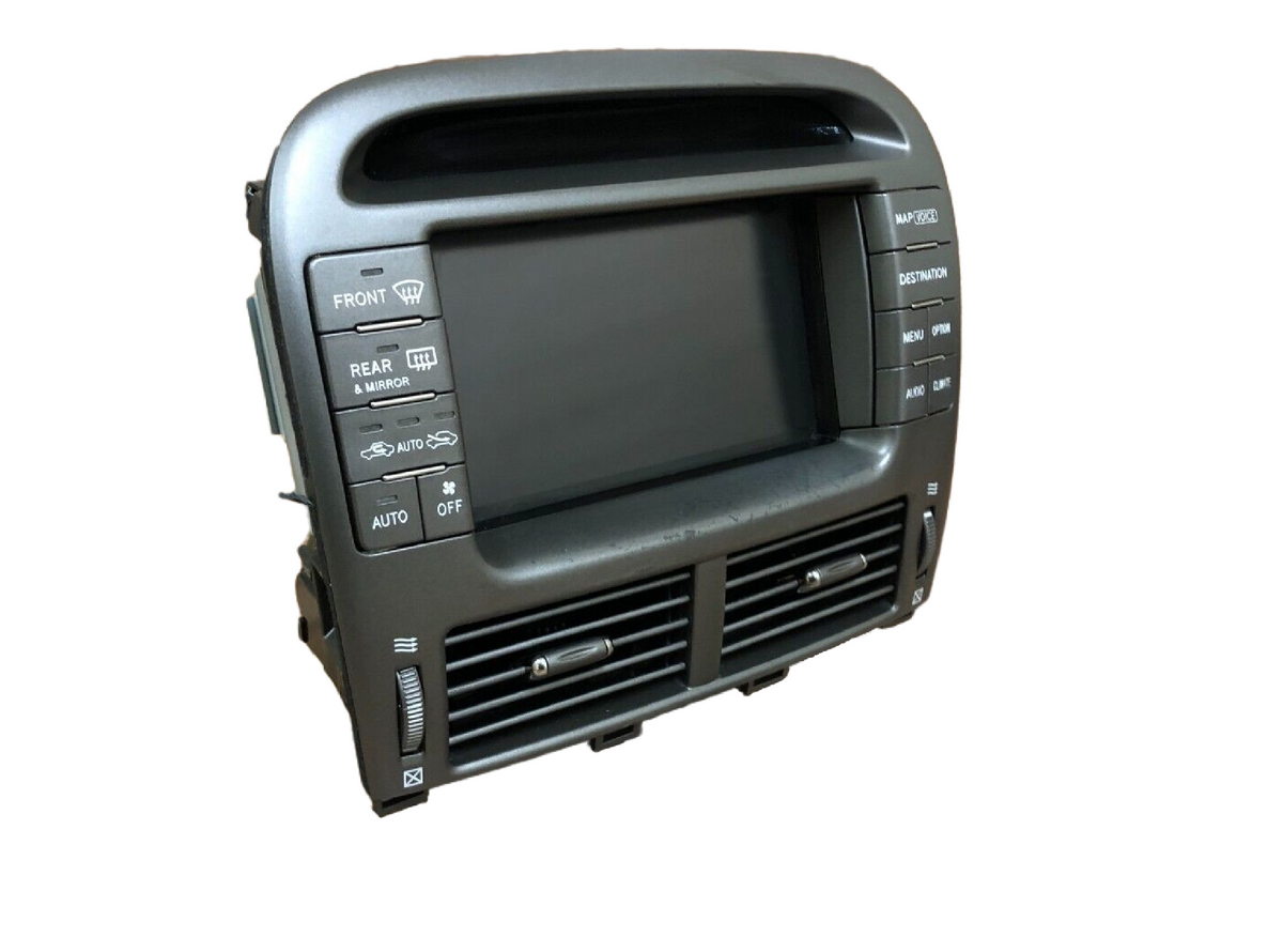 Navigation Radio Display Screen for 2001-2003 Lexus LS430 Climate Cont ...