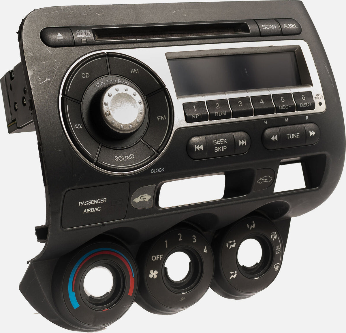 2007-2008 Honda Fit AM FM Radio CD Player Bezel OEM 39101-SLN-A010-M1 ...