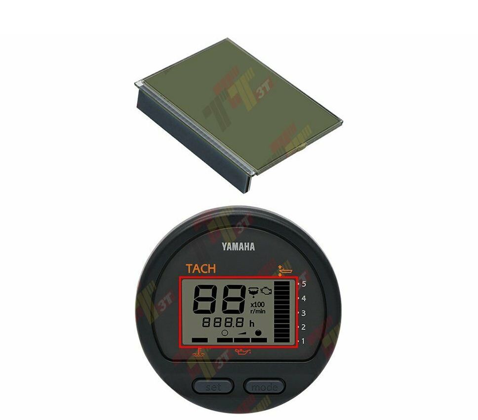 LCD Display for Yamaha Digital Multifunction Tachometer Gauge 6Y5-8350 ...
