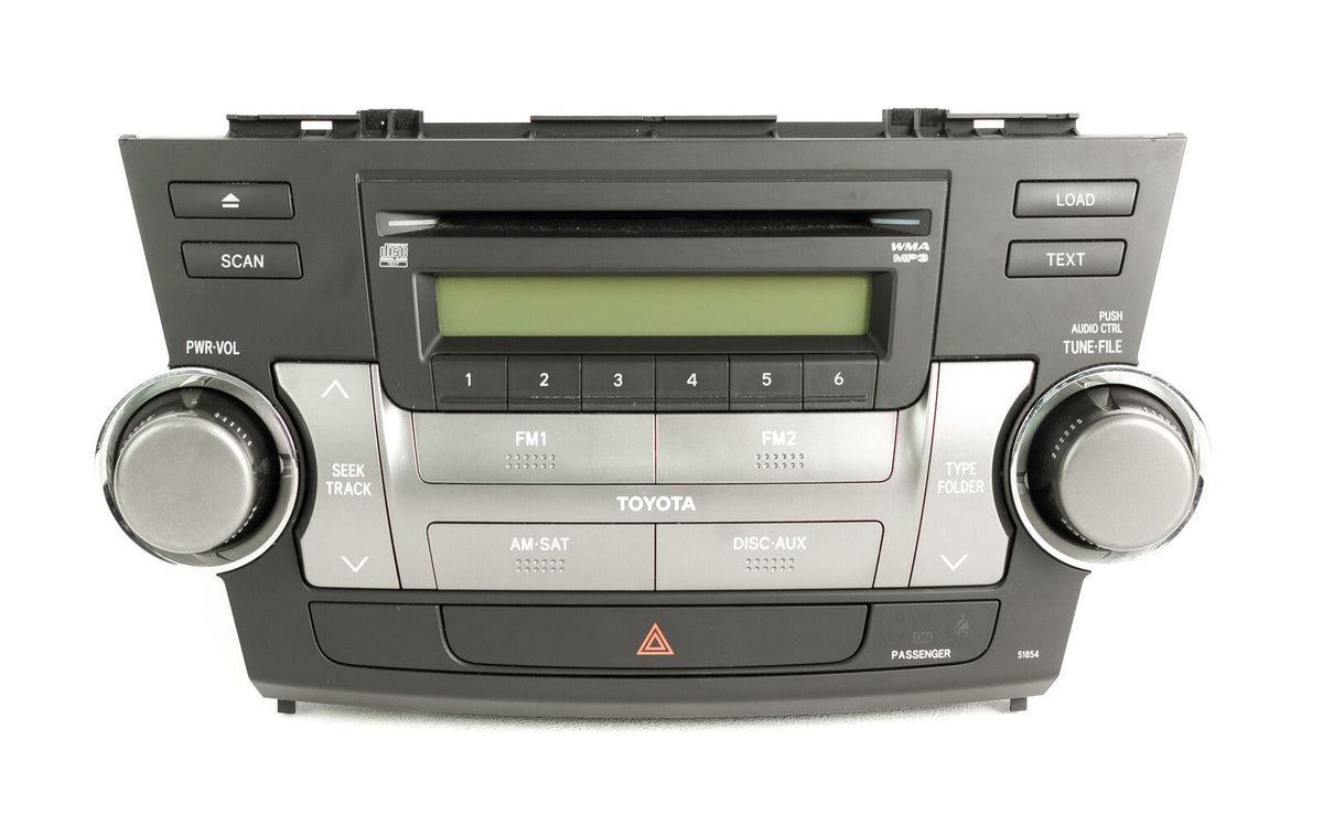2008-2010 Toyota Highlander OEM CD Player Radio 51854 86120-48E50-E0 ...