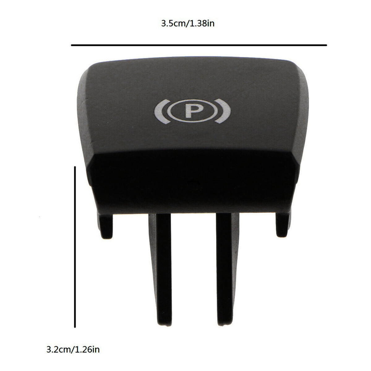 Black Handbrake Parking P Button Switch Cover Cap for BMW X5 X6 E70 E7 ...