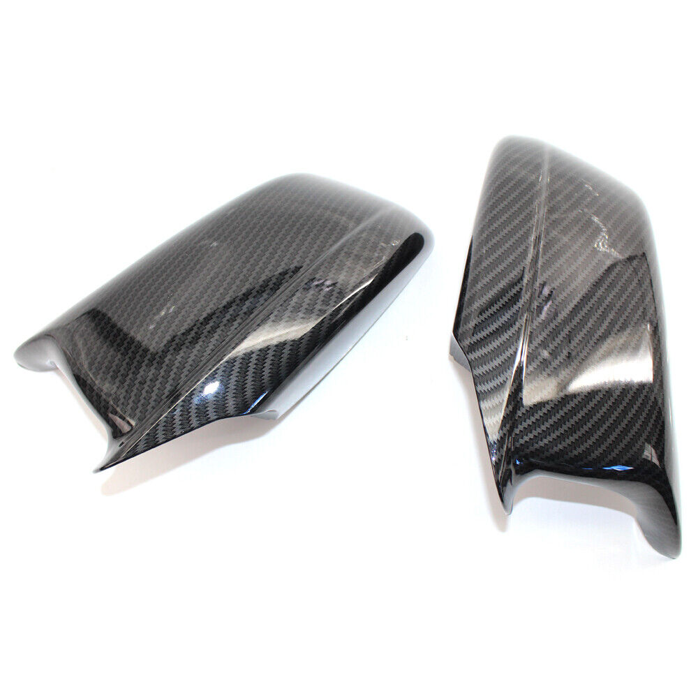 Set of 2 Carbon Fiber Side Mirror Cap Covers for 2011-2013 BMW F10 535 ...