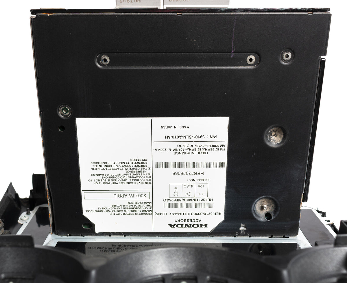 2007-2008 Honda Fit AM FM Radio CD Player Bezel OEM 39101-SLN-A010-M1 ...