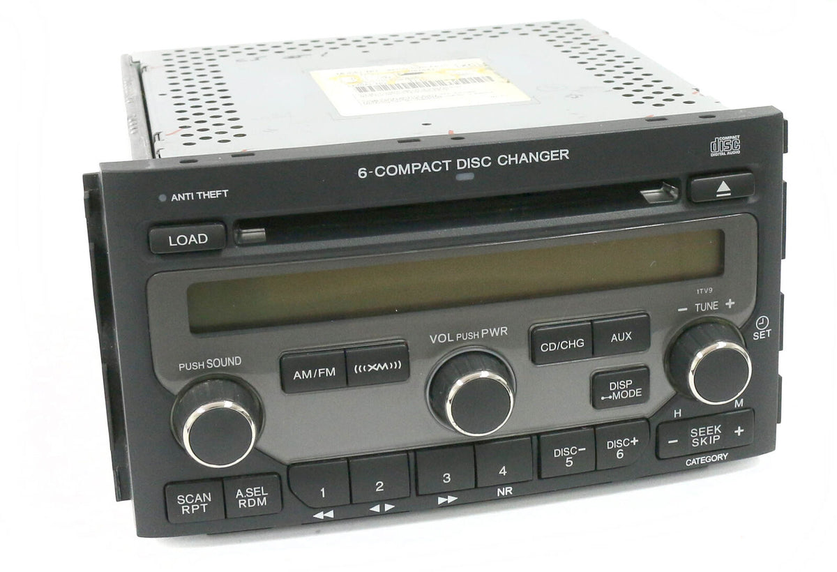 2006-2008 Honda Pilot Radio AM FM 6 Disc CD Player OEM 39100-S9V-A610 ...