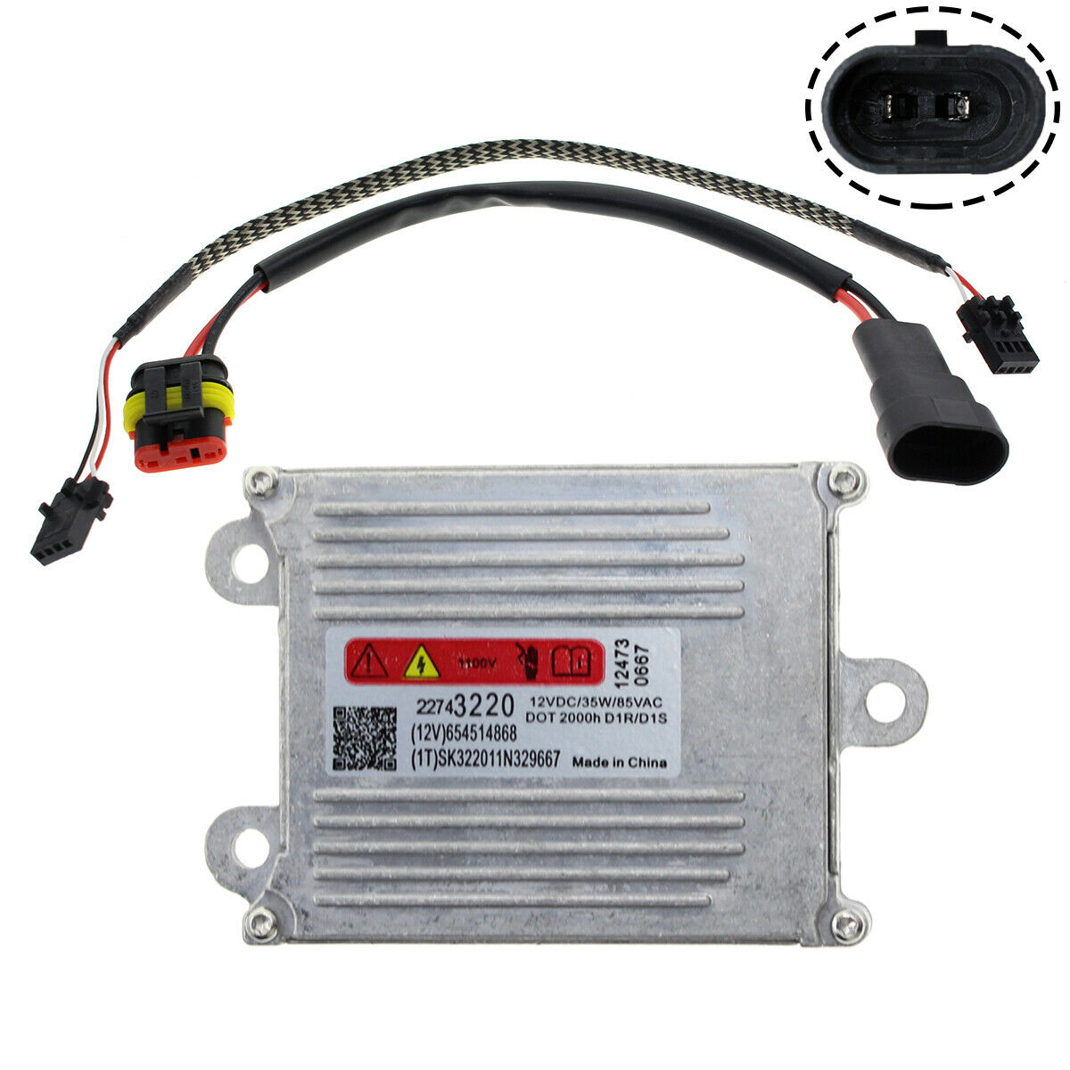 HID Xenon Headlight Ballast Control Module Unit Kit for 2011-2014 Cadi ...