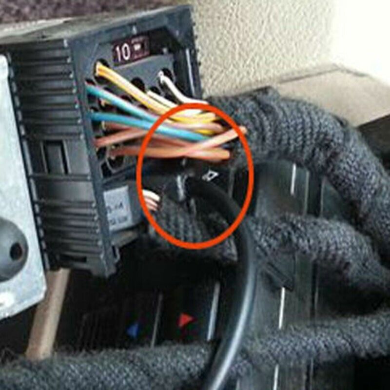 AUX Input Mode Cable 3.5mm Input Interface Adapter for BMW E46 325 328 ...