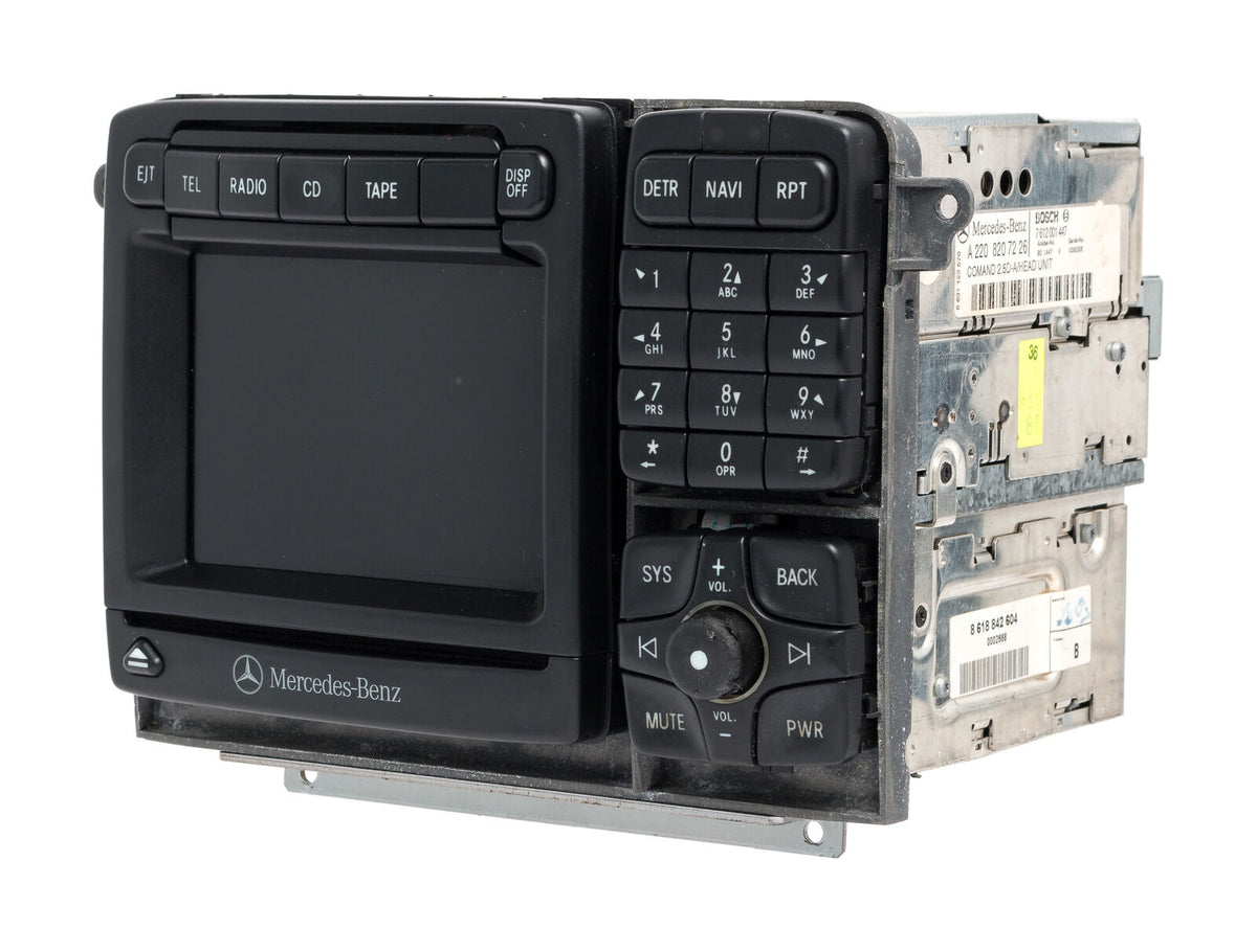 2000-2001 Mercedes-Benz S500 CL500 CL55 AM FM Radio Receiver Navigatio ...
